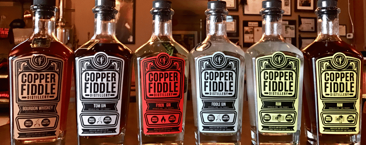 Copper Fiddle Distillery - Bourbon Whiskey, Gin, Rum