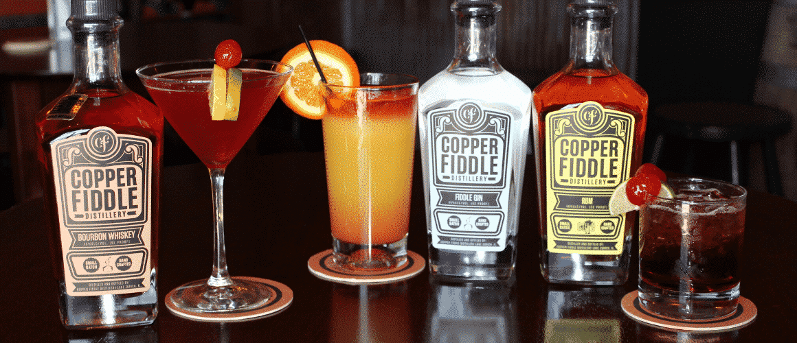 Copper Fiddle Distillery - Bourbon Whiskey, Gin, Rum
